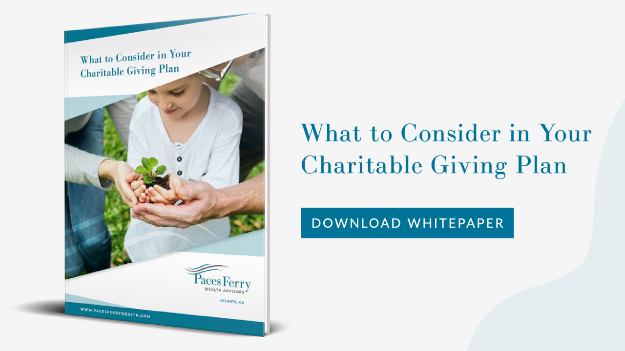 Your Charitable Giving Plan - Paces Ferry Wealth Advisors